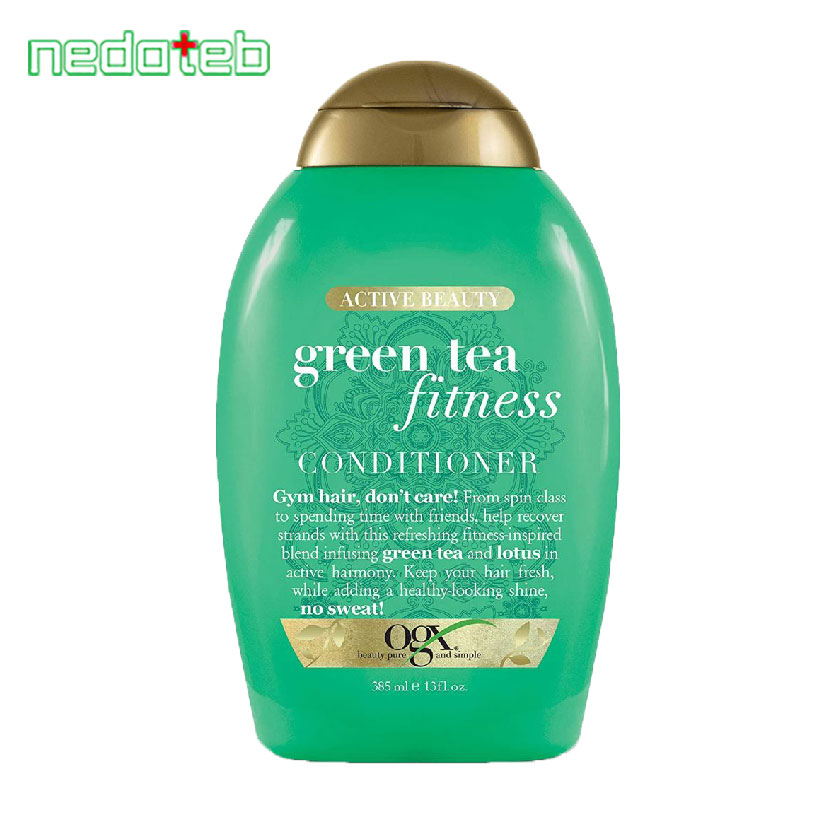 شامپو چای سبز او جی ایکس Ogx Green Tea Fitness حجم 385ml | موی چرب